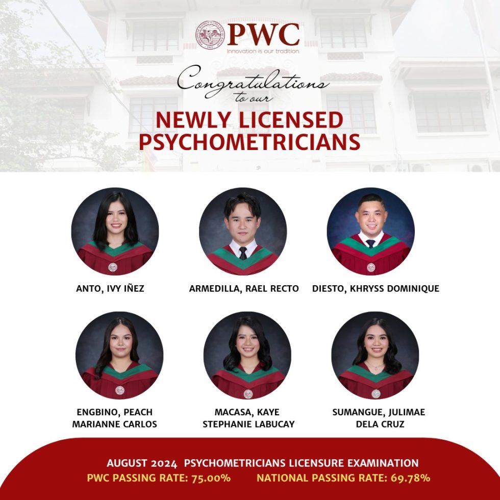 Congratulations to pioneering batch of PWC Psychology - Philippine ...
